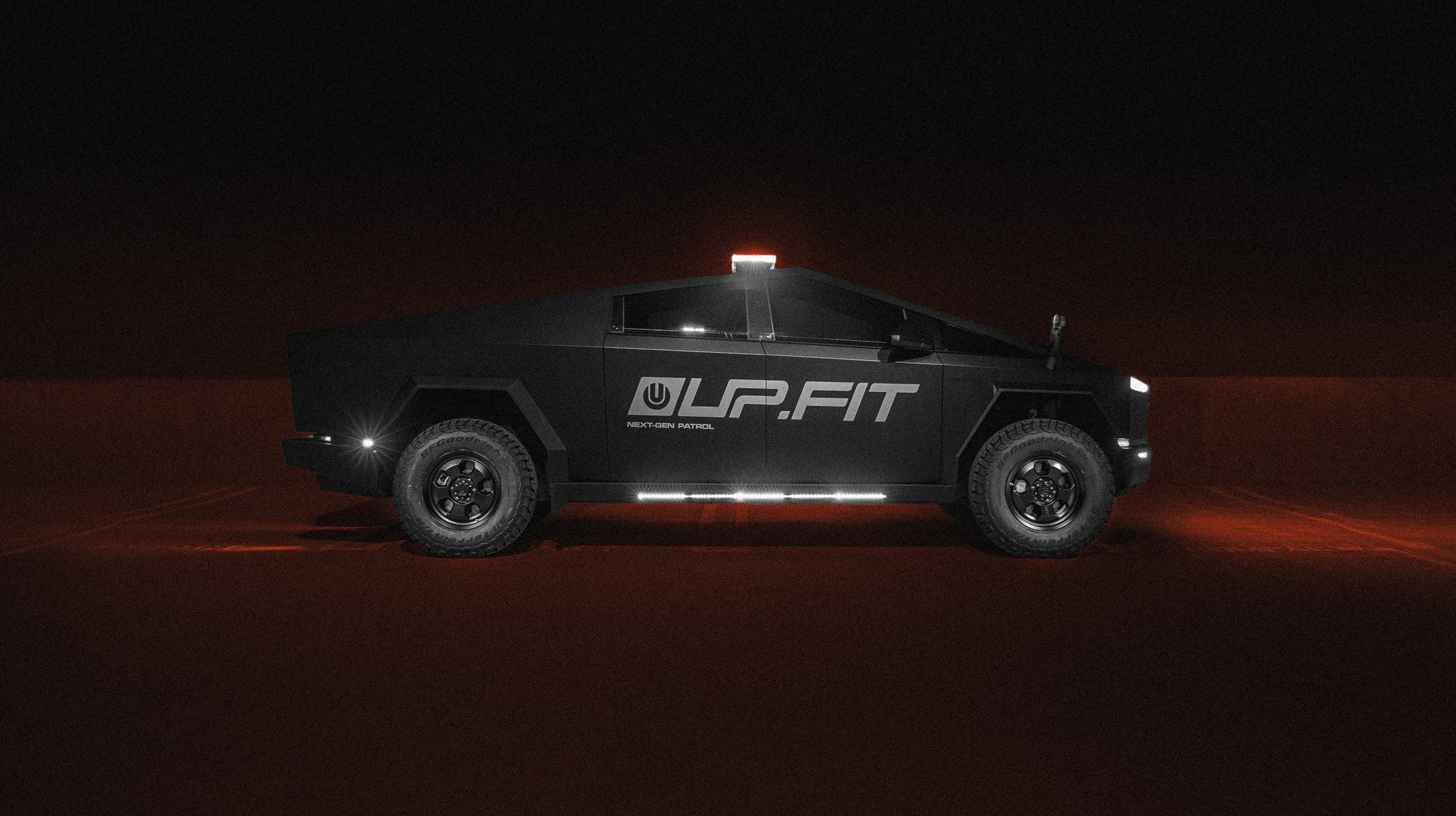 Robocop Is Here: UP.FIT's Tactical Tesla Cybertruck Unveiled.